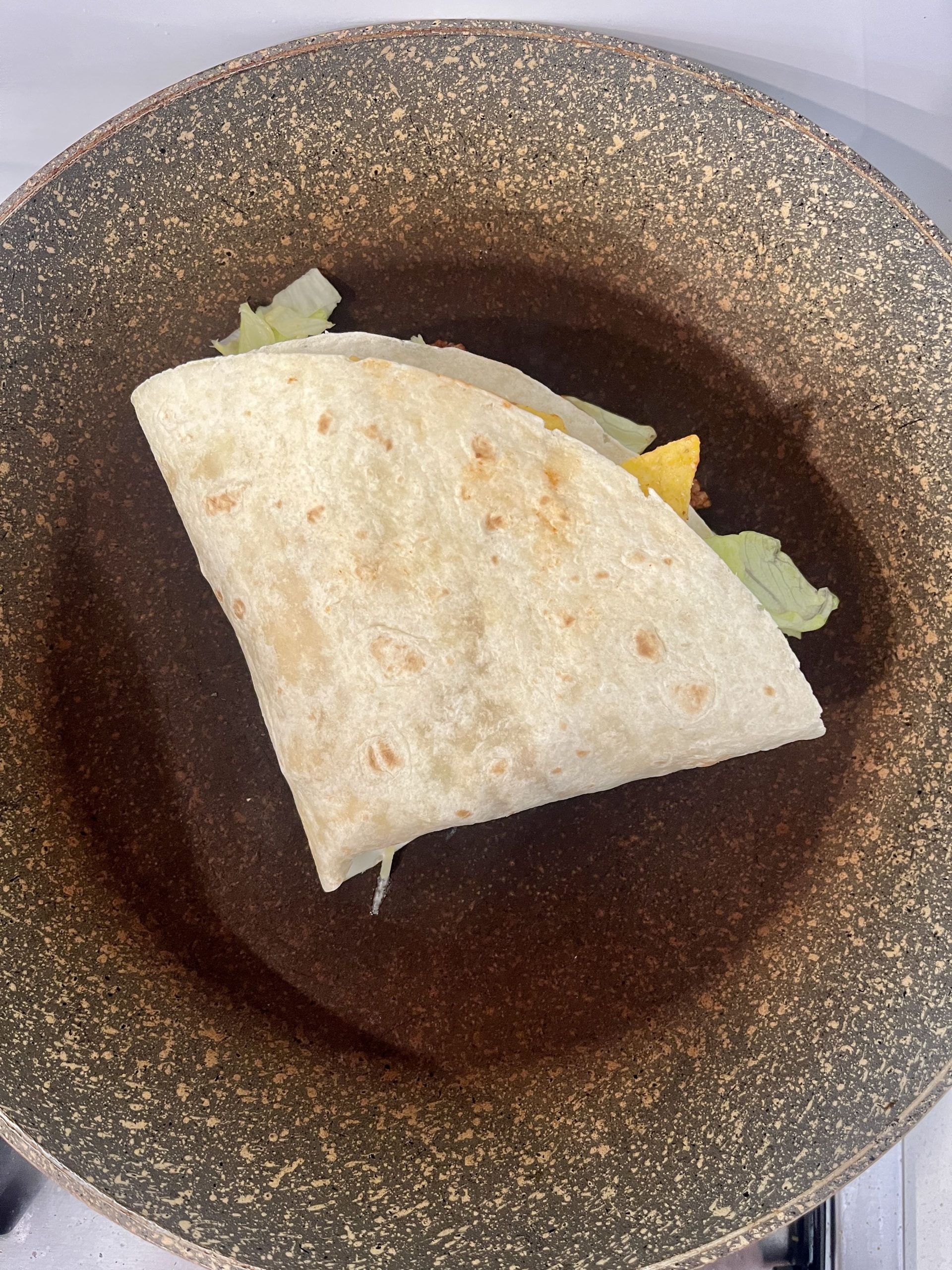 4-quadrant Taco Crunch Folded Wrap Recipe