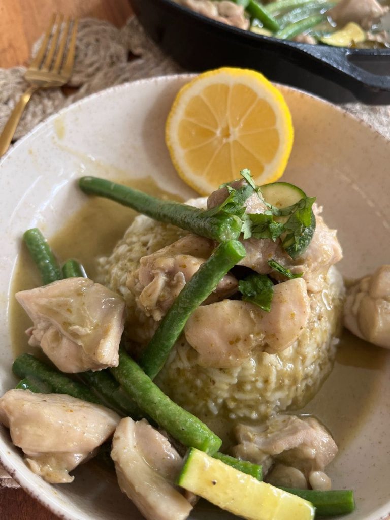 Easy Green Chicken Curry Recipe