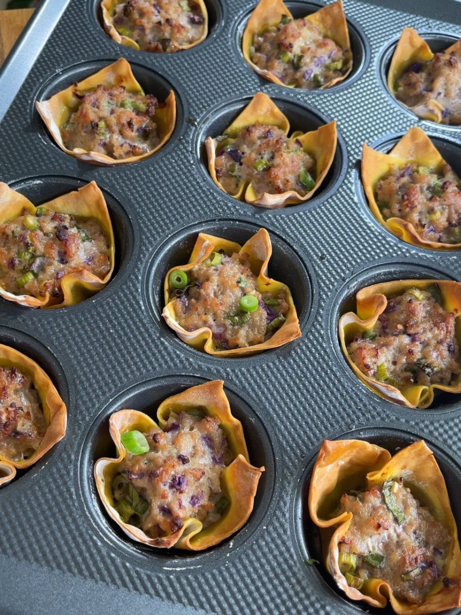 Crispy Pork Dumpling Cups Recipe