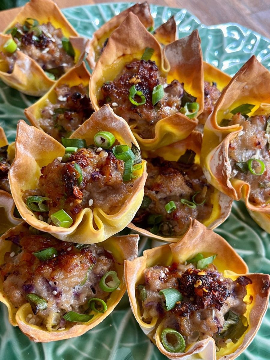 Crispy Pork Dumpling Cups Recipe