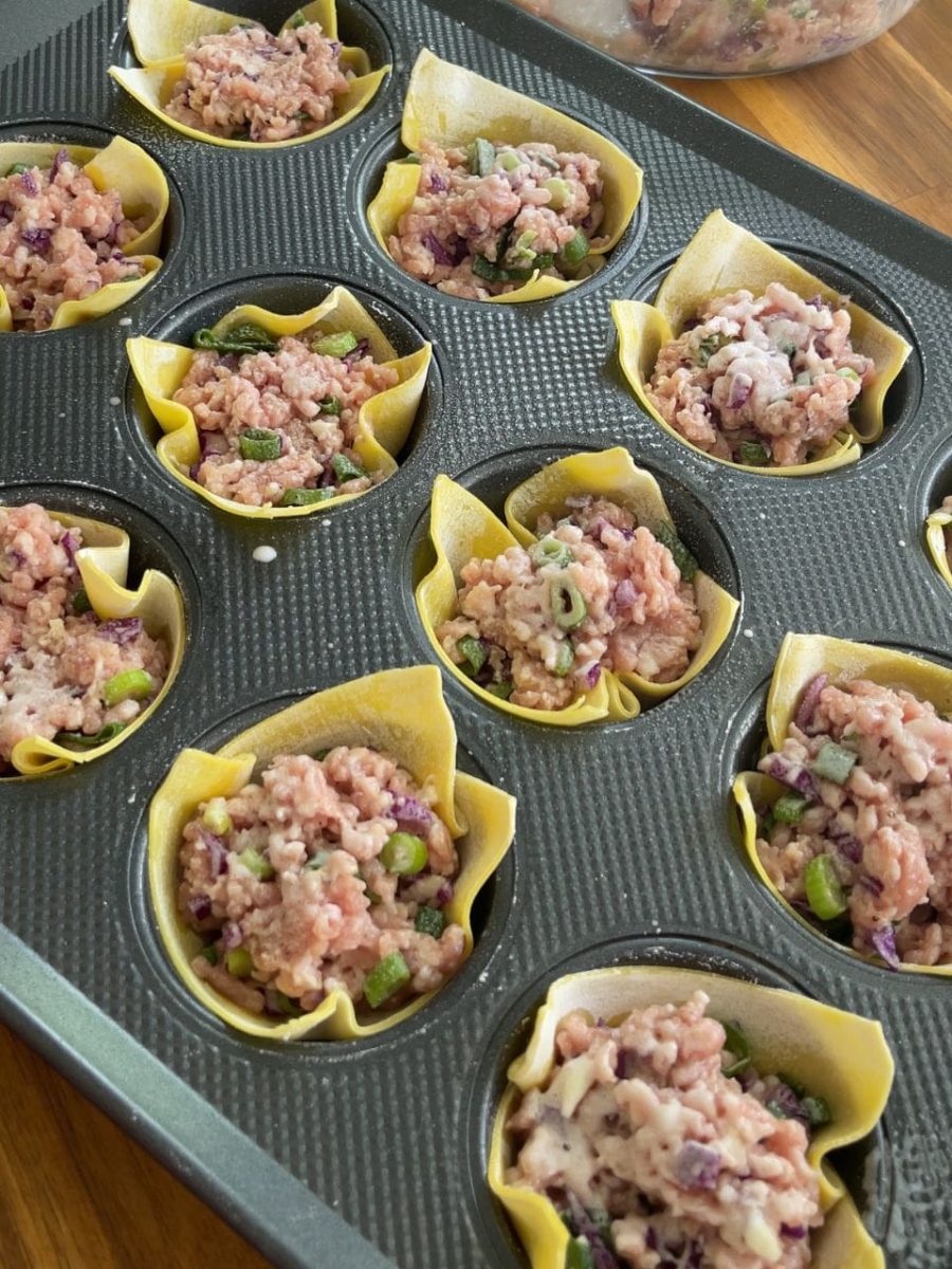 Crispy Pork Dumpling Cups Recipe