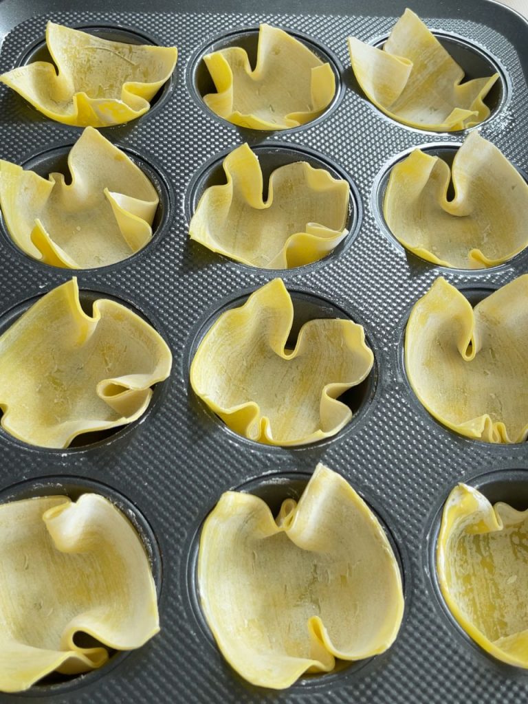 Crispy Pork Dumpling Cups Recipe