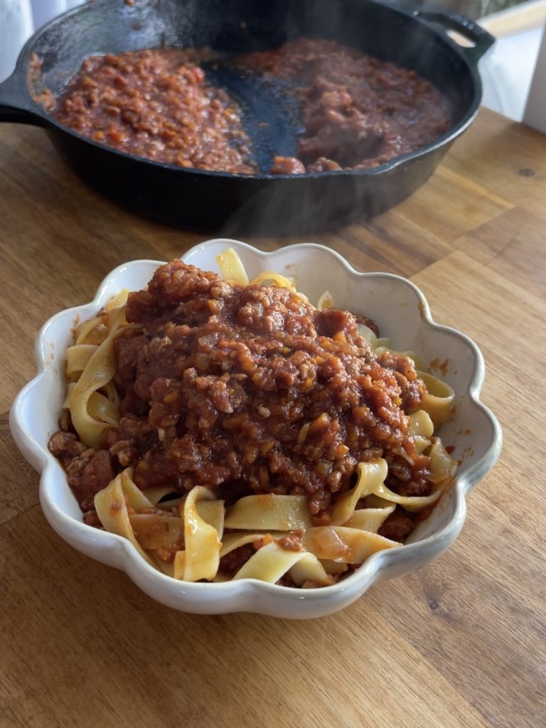 Quick Pork and Chorizo Ragu Recipe