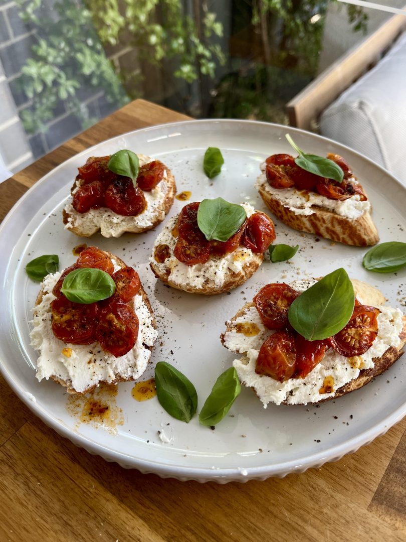 Roast Tomato and Whipped Feta Toast Recipe