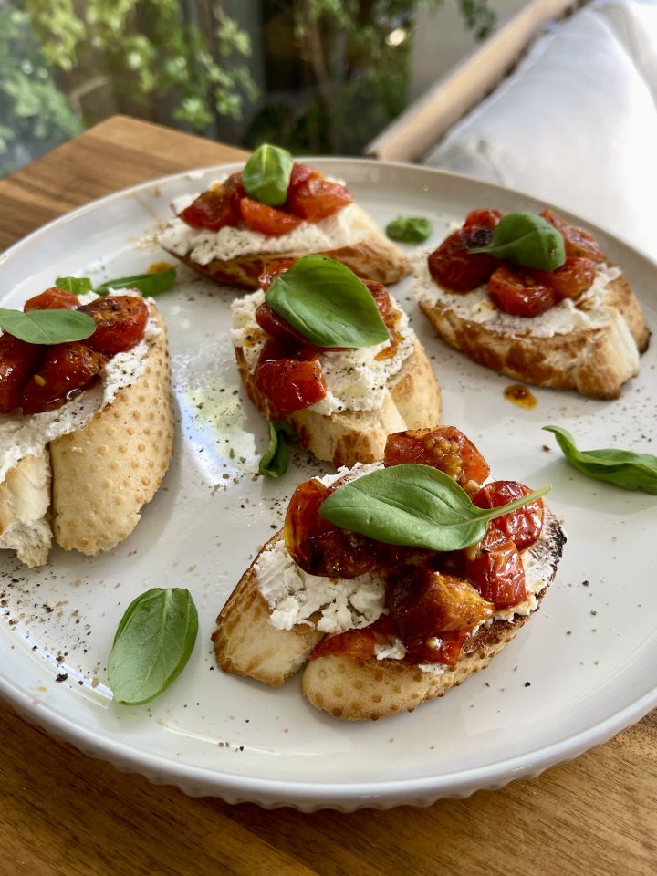 Roast Tomato and Whipped Feta Toast Recipe